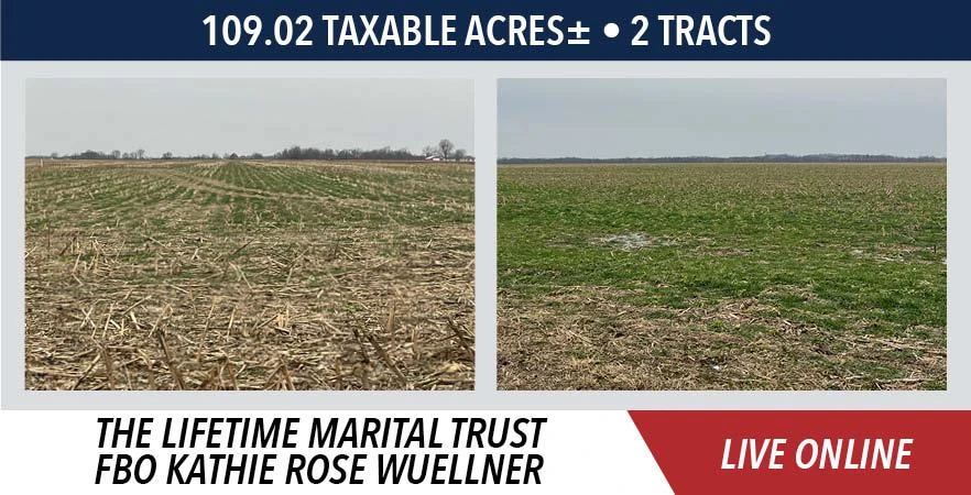 Land for Sale - Carrollton, IL 62016 - 109.02 acres